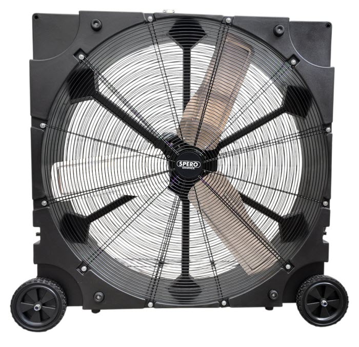 22.200 m3/h - 90cm TURBO Kunststof Vloerventilator Koppelbaar - SPK900
